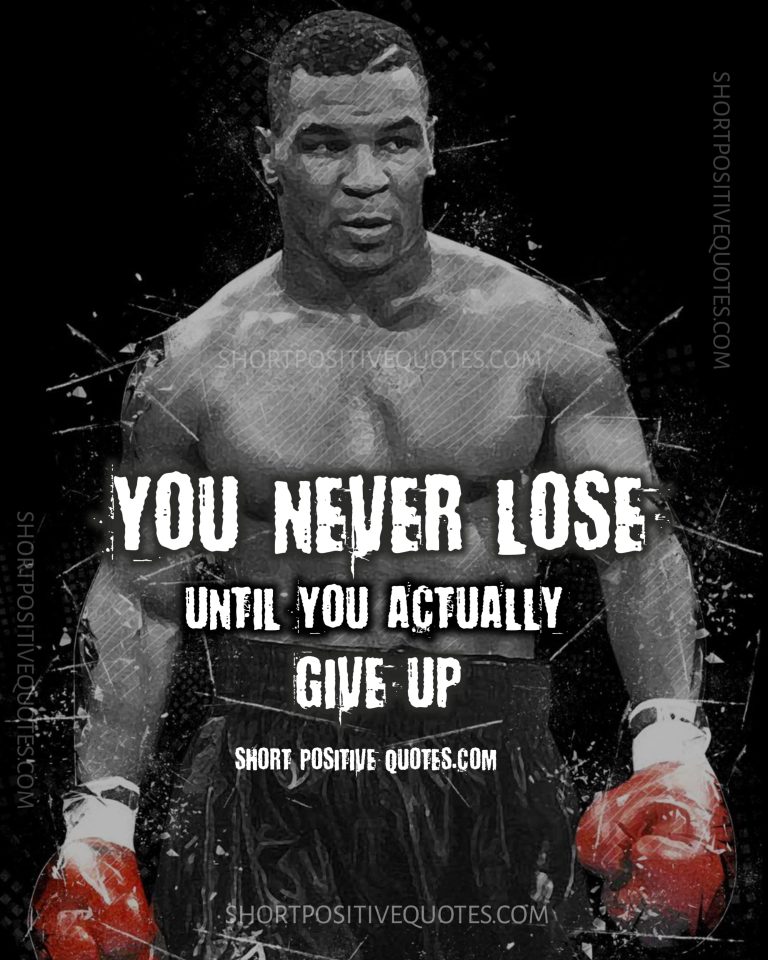 Mike Tyson Quotes About Life : From Knockouts to Comebacks - Short ...